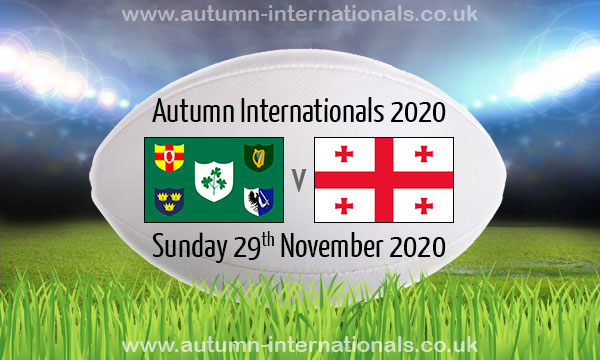 Ireland 23-10 Georgia | Autumn Nations Cup | 29 Nov 2020