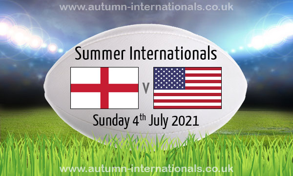 England 43-29 USA | Rugby International | 4 July 2021
