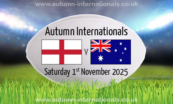 England 25-7 Australia | Autumn International | 1 Nov 2025