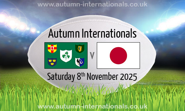 Ireland v Japan | Autumn International | 8 Nov 2025