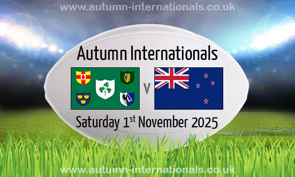 Ireland 13-26 New Zealand | Autumn International | 1 Nov 2025