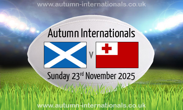 Scotland v Tonga | Autumn International | 23 Nov 2025