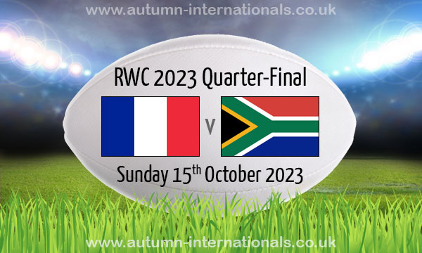 France 28-29 South Africa | Rugby World Cup Quarter-Final | 15 Oct 2023